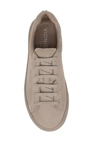 Vionic Colbie Leather Sneakers - Lucid Beige