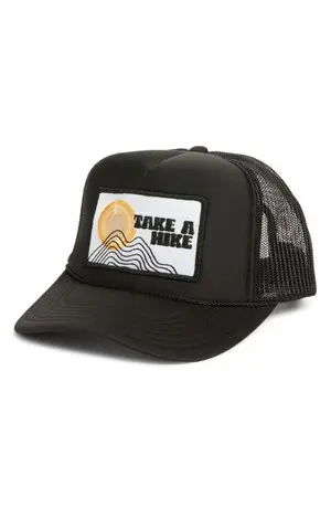 FRIDAY FEELIN’ Take A Hike Patch Trucker Hat