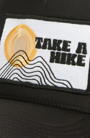 FRIDAY FEELIN’ Take A Hike Patch Trucker Hat