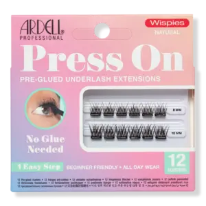 ARDELL Press On Wispies Mini, Natural - One-color