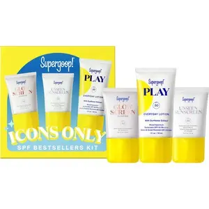 SUPERGOOP!® Icons Only 3-piece Sunscreen Set $48 Value - No Color