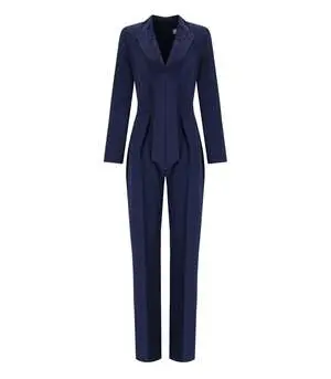 Elisabetta Franchi Smoking Jumpsuit - Blue