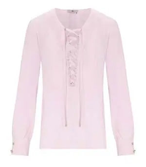 Elisabetta Franchi Lace Up Blouses
