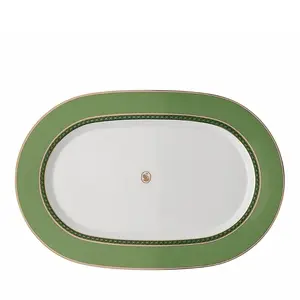 ROSENTHAL Swarovski X 13.5 Signum Platter - Green