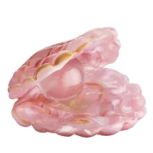 KOSTA BODA Mother Of Pearl Crystal Sculpture - Pink