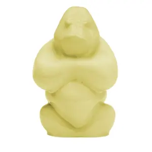KOSTA BODA Gabba Gabba Hey Glass Sculpture - Yellow