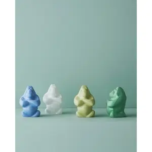 KOSTA BODA Gabba Gabba Hey Glass Sculpture - Yellow