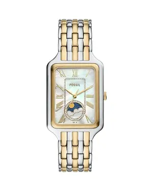 Fossil Raquel Sun & Moon Watch - Mother Of Pearl/two Tone
