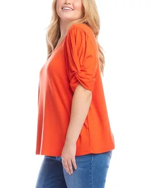 Karen Kane Twist Sleeve Top