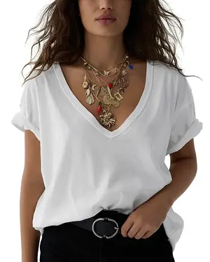 Free People Free People We The Free Nina Tee Ivory