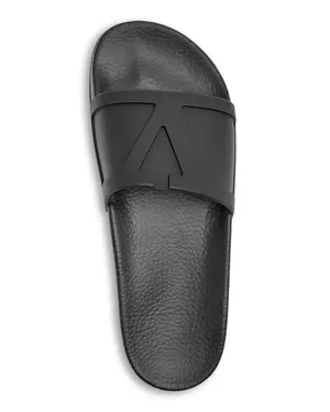 Valentino Garavani Coolside Vlogo Slides - Black
