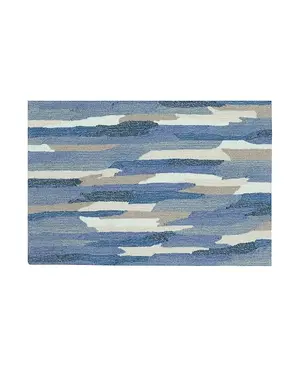 LIORA MANNE Capri Cloud Area Rug, 1'8 X 2'6 - Soft Blue