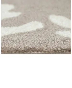LUSH DECOR Liora Manne Capri Border Area Rug, 1'8 X 2'6 - Silver