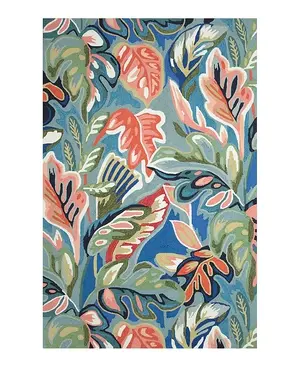 LUSH DECOR Liora Manne Capri On Holiday Area Rug, 7'6 X 9'6 - Aqua
