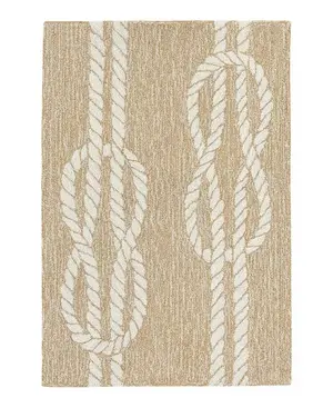 LIORA MANNE Capri Ropes Area Rug, 1'8 X 2'6 - Neutral