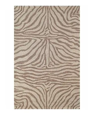 LUSH DECOR Liora Manne Ravella Zebra Area Rug, 3'6 X 5'6 - Brown