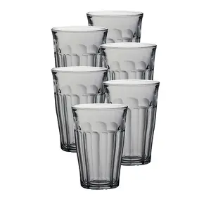 DURALEX Picardie 12.12 Oz. Tumbler, Set Of 6 - Gray