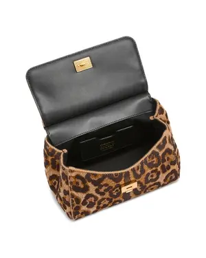 Dolce & Gabbana Medium Sicily Handbag - Leo/black