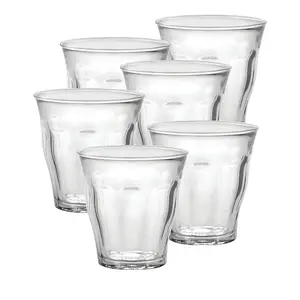 DURALEX Picardie 6.75 Oz. Tumbler, Set Of 6 - Clear