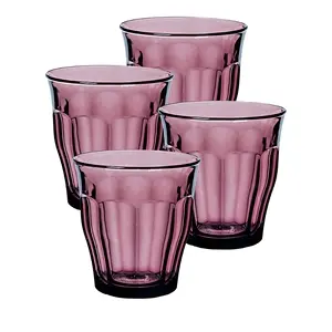 DURALEX Picardie 8.37 Oz. Tumbler, Set Of 4 - Plum