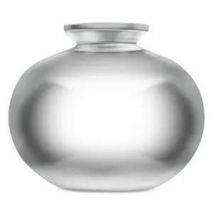 NAMBE Small Metal Posey Vase, 3.5 - Silver
