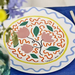 COSTA NOVA Summer Bliss Dinner Plate - Tulip
