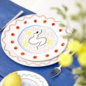 COSTA NOVA Summer Bliss Dessert/salad Plate - Lady
