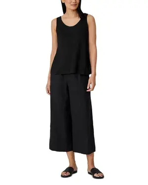 Eileen Fisher Scoop Neck Tank Top - Black