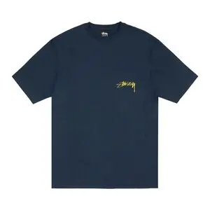 StÜssy Night Lights Tee 'navy