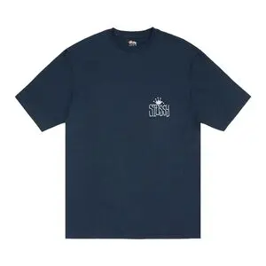 StÜssy Crown International Tee 'navy - Blue