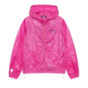 StÜssy Beach Wrinkled Nylon Shell 'magenta - Pink