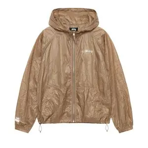 StÜssy Beach Wrinkled Nylon Shell - Brown
