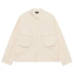 StÜssy Military Overshirt 'bone