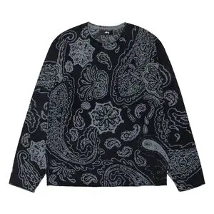 StÜssy Paisley Sweater - Black