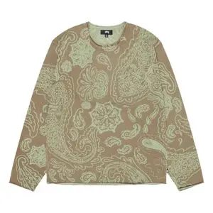 StÜssy Paisley Print Sweater - Brown