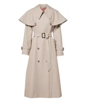 Altuzarra Billie Virgin Wool Trench Coat - Beige