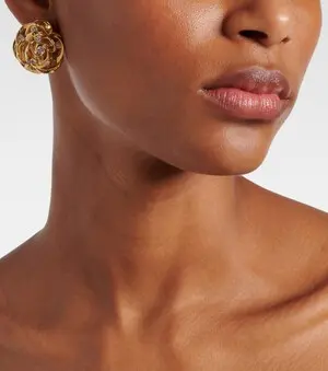 Magda Butrym Floral Embellished -plated Earrings
