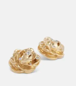Magda Butrym Floral Embellished -plated Earrings