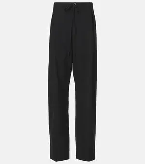 Khaite Trenton Wool Wide-leg Pants