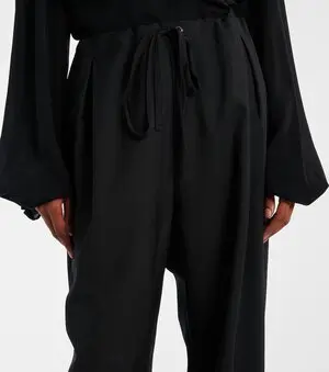 Khaite Trenton Wool Wide-leg Pants