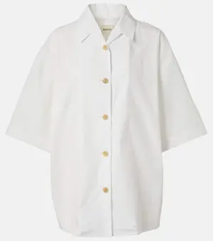 Khaite Owen Cotton Poplin Shirt