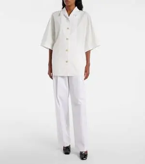 Khaite Owen Cotton Poplin Shirt
