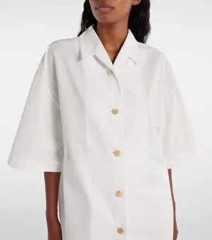 Khaite Owen Cotton Poplin Shirt