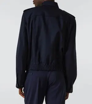 Dries Van Noten Wool Gabardine Jacket