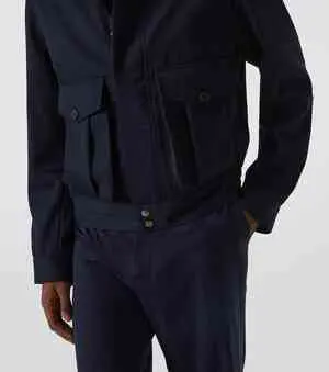 Dries Van Noten Wool Gabardine Jacket