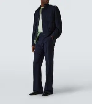 Dries Van Noten Wool Gabardine Jacket