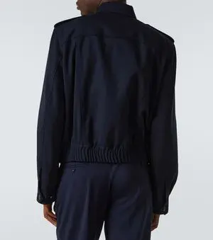 Dries Van Noten Wool Gabardine Jacket