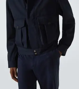 Dries Van Noten Wool Gabardine Jacket