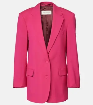 Women's Pink Oversized Blazers