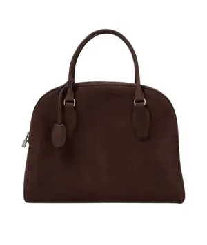 THE ROW India 12.00 Suede Tote Bag - Brown